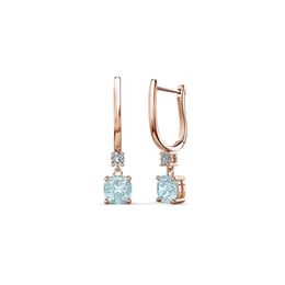 Rougemont Jewellery Ohrringe 'Elegante Creolen Ohrringe Topas' Damen Gr&ouml;&szlig;e One Size rosegold