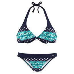 Kangaroos Bikini Damen Gr&ouml;&szlig;e XS/S marine / aqua / mauve / wei&szlig;