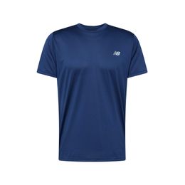 New Balance Sportshirt 'Essentials' Herren Gr&ouml;&szlig;e M dunkelblau / silbergrau