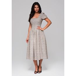 Ombre Kleid 'LA-OM-DLR220' Damen Gr&ouml;&szlig;e 36 grau Winterkleid