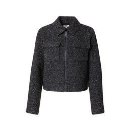s.Oliver Jacke Damen Gr&ouml;&szlig;e L schwarzmeliert / wei&szlig;