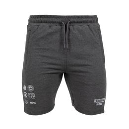 Gorilla Wear Shorts 'Lopez' Herren Gr&ouml;&szlig;e XXL dunkelgrau / wei&szlig;