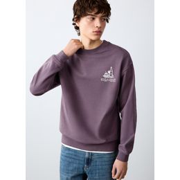 MANGO TEEN Sweatshirt Herren Gr&ouml;&szlig;e XXS dunkellila