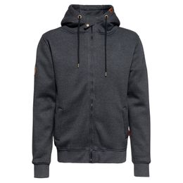 King Kerosin Sweatjacke 'K.K. Adventure Gear' Herren Gr&ouml;&szlig;e 4XL grau