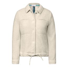 Cecil Kuschelige Jacke Damen Gr&ouml;&szlig;e L beige