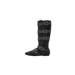 Mango Stiefel 'Billas' Damen Gr&ouml;&szlig;e 41 dunkelgrau Winterschuhe