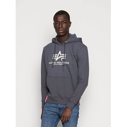 Alpha Industries Sweatshirt 'Basic' Herren Gr&ouml;&szlig;e S grey denim