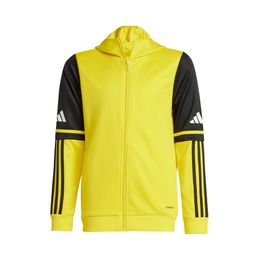 adidas Performance Sportsweatjacke Jungen Gr&ouml;&szlig;e 116 gelb / schwarz / wei&szlig;