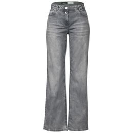 Cecil Wide Leg Jeans Damen Gr&ouml;&szlig;e 33 hellgrau