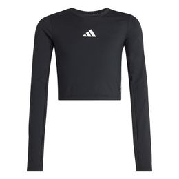 adidas Sportswear Funktionsshirt M&auml;dchen Gr&ouml;&szlig;e 152 schwarz / wei&szlig;