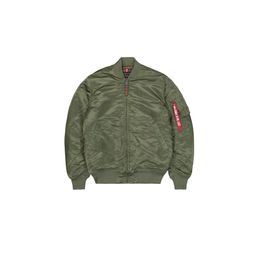 Alpha Industries &Uuml;bergangsjacke 'MA-1 VF 59 Long' Herren Gr&ouml;&szlig;e S gr&uuml;n