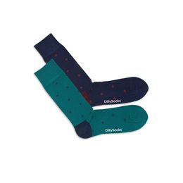 DillySocks Socken 'Sparse Dots' Damen Gr&ouml;&szlig;e 41/46 bunt