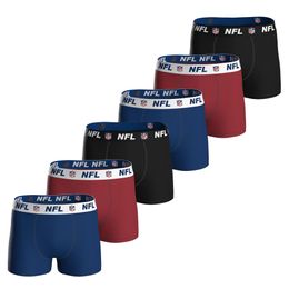 NFL Boxershorts Herren Gr&ouml;&szlig;e M dunkelblau / rot / schwarz / wei&szlig;
