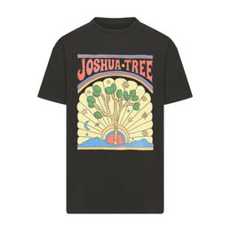 F4NT4STIC T-Shirt 'US National Parks Joshua Tree' Herren Gr&ouml;&szlig;e XXL hellgelb / gr&uuml;n / koralle / schwarz