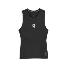 Puma Funktionsshirt 'Hoops Team' Herren Gr&ouml;&szlig;e M schwarz / wei&szlig;