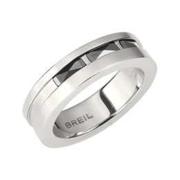 Breil Ring Herren Gr&ouml;&szlig;e 48 schwarz / silber