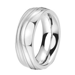 DOOSTI Ring Damen Gr&ouml;&szlig;e 70 silber / transparent