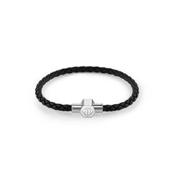 Philipp Plein Jewellery Armband 'Enigma' Herren Gr&ouml;&szlig;e S schwarz / silber