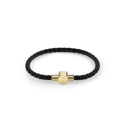 Philipp Plein Jewellery Armband 'Enigma' Herren Gr&ouml;&szlig;e S gold / schwarz