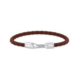 Thomas Sabo Armband Herren Gr&ouml;&szlig;e 21 rostbraun / silber