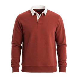 Ombre Sweatshirt Herren Gr&ouml;&szlig;e XXL bordeaux / wei&szlig;