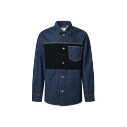 Pepe Jeans Hemd 'Baz' Herren Gr&ouml;&szlig;e S blue denim / black denim