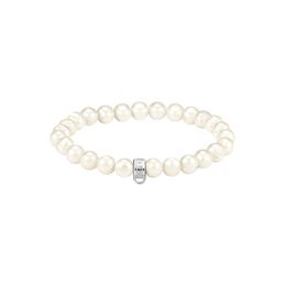 Thomas Sabo Armband Herren Gr&ouml;&szlig;e 19 silber / perlwei&szlig;