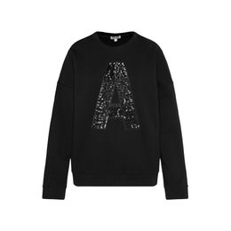 Senses.the Label Sweatshirt SEL:MA mit Artwork Damen Gr&ouml;&szlig;e L schwarz