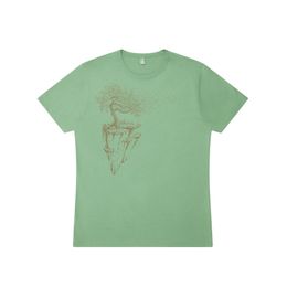 Life-tree Shirt '"Maple Island" Bamboo Green' Herren Gr&ouml;&szlig;e S gr&uuml;n