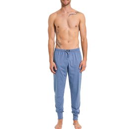 Haasis Bodywear Pyjamahose Herren Gr&ouml;&szlig;e XL blaumeliert