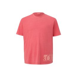 s.Oliver Men Big Sizes T-Shirt Herren Gr&ouml;&szlig;e XXL koralle / pink