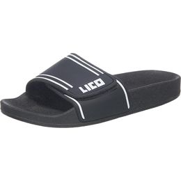 Lico Pantolette 'Coast V' Herren Gr&ouml;&szlig;e 42 schwarz / wei&szlig;