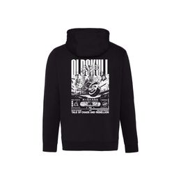 Oldskull Kapuzensweater 'ASIAN FUTURISM RIDER' Herren Gr&ouml;&szlig;e S schwarz