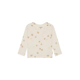 Noppies Shirt Gr&ouml;&szlig;e 80 beige / dunkelbeige / stone / wollwei&szlig;