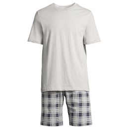 Schiesser Pyjama kurz 'Night & Home' Herren Gr&ouml;&szlig;e XXXL grau
