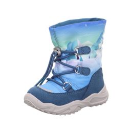 Superfit Snowboots 'Glacier' M&auml;dchen Gr&ouml;&szlig;e 21 marine / hellblau / hellgr&uuml;n / flieder