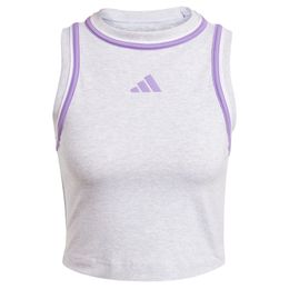 adidas Sportswear Sporttop 'Essentials' Damen Gr&ouml;&szlig;e XXXS/XXS hellgrau / lavendel