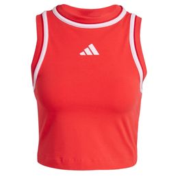 adidas Sportswear Sporttop 'Essentials' Damen Gr&ouml;&szlig;e 5XL/6XL rot / wei&szlig;