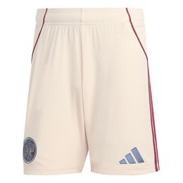 adidas Performance Sportshorts 'Ajax 25/26' Herren Gr&ouml;&szlig;e S beige / dunkelblau / bordeaux