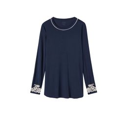 Intimissimi Schlafshirt Damen Gr&ouml;&szlig;e L blau / wei&szlig;