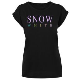 F4NT4STIC Shirt 'Disney Boys Snow White Graphic' Damen Gr&ouml;&szlig;e S gelb / gr&uuml;n / flieder / schwarz