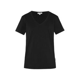 Senses.the Label Basic T-Shirt TA:VI mit V-Ausschnitt Damen Gr&ouml;&szlig;e XXXL schwarz