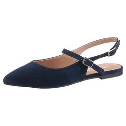 Aniston Riemchenballerina Damen Gr&ouml;&szlig;e 39 navy