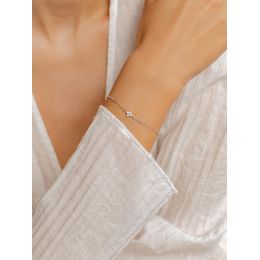 Hey Happiness Armband 'Bloom' Damen Gr&ouml;&szlig;e 16 cm silber
