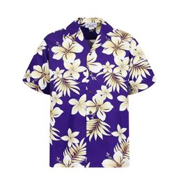 Pacific Legend Hemd 'Goldblume' Herren Gr&ouml;&szlig;e 4XL lila