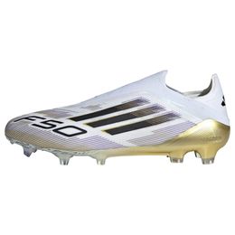 adidas Performance Fu&szlig;ballschuh 'F50 Elite Laceless' Herren Gr&ouml;&szlig;e 48.5/49 gold / dunkellila / schwarz / wei&szlig;