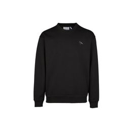 Cleptomanicx Sweatshirt 'Embro Gull Mono' Herren Gr&ouml;&szlig;e XS schwarz