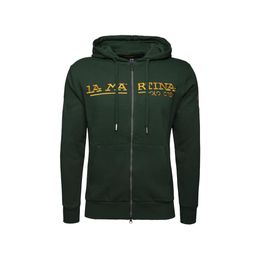 La Martina Sweatjacke ' XMF302 ' Herren Gr&ouml;&szlig;e XXL gelb / dunkelgr&uuml;n