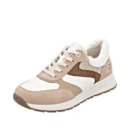 Remonte Sneaker Damen Gr&ouml;&szlig;e 43 beige / braun / wei&szlig;
