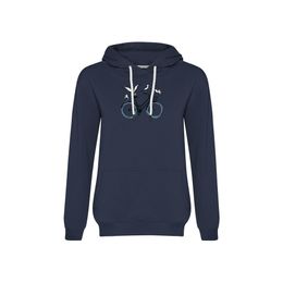 Greenbomb Sweatshirt 'Bike Seagulls' Damen Gr&ouml;&szlig;e L navy / schwarz / wei&szlig;
